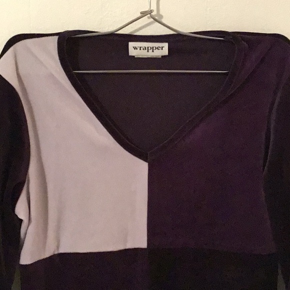 Wrapper | Tops | Vintage 9s Bodycon Wrapper Shirt | Poshmark